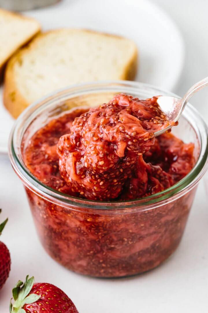 Easy Chia Seed Jam (Any Flavor) - Downshiftology