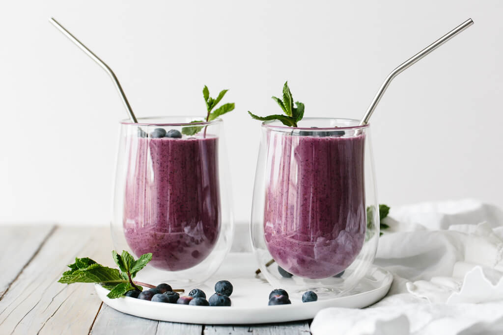 Blueberry Smoothie | Downshiftology