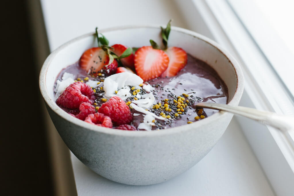 Acai Bowl with Mixed Berries | Downshiftology
