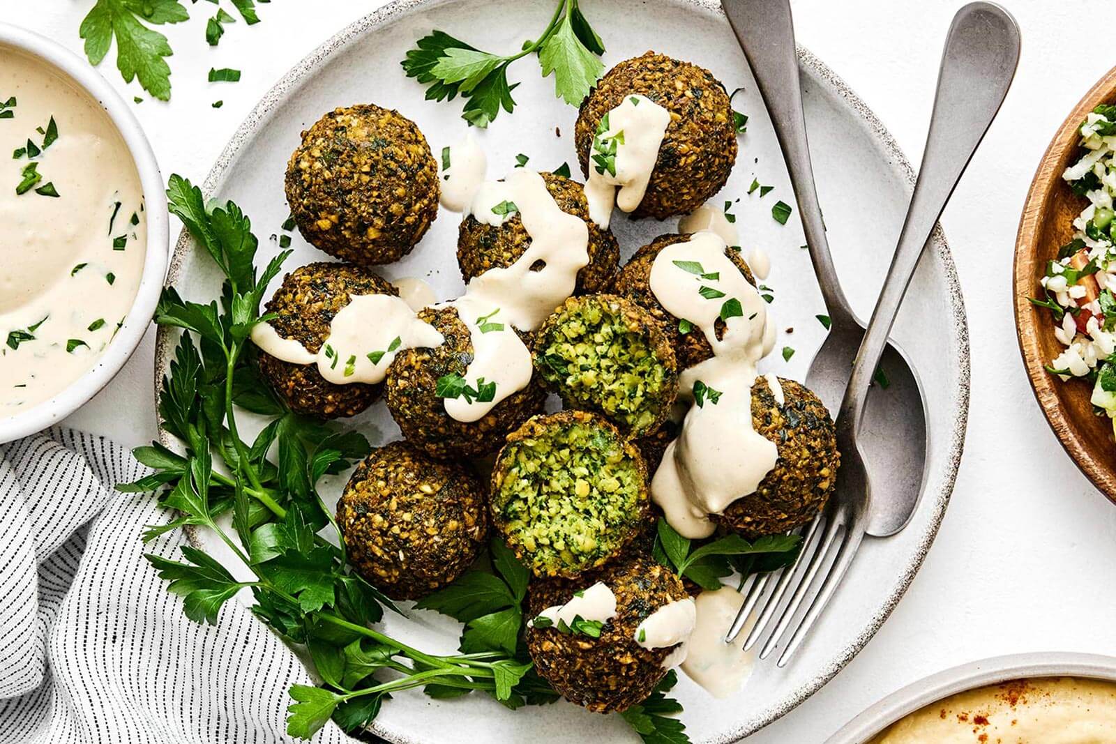 Baked Falafel Recipe Crispy Baked Falafel Recipe Sweet Peas And