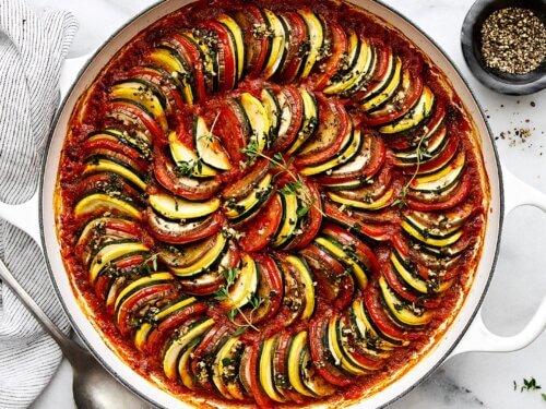 Layered Ratatouille Recipe Easy Ratatouille Recipe Cooking LSL