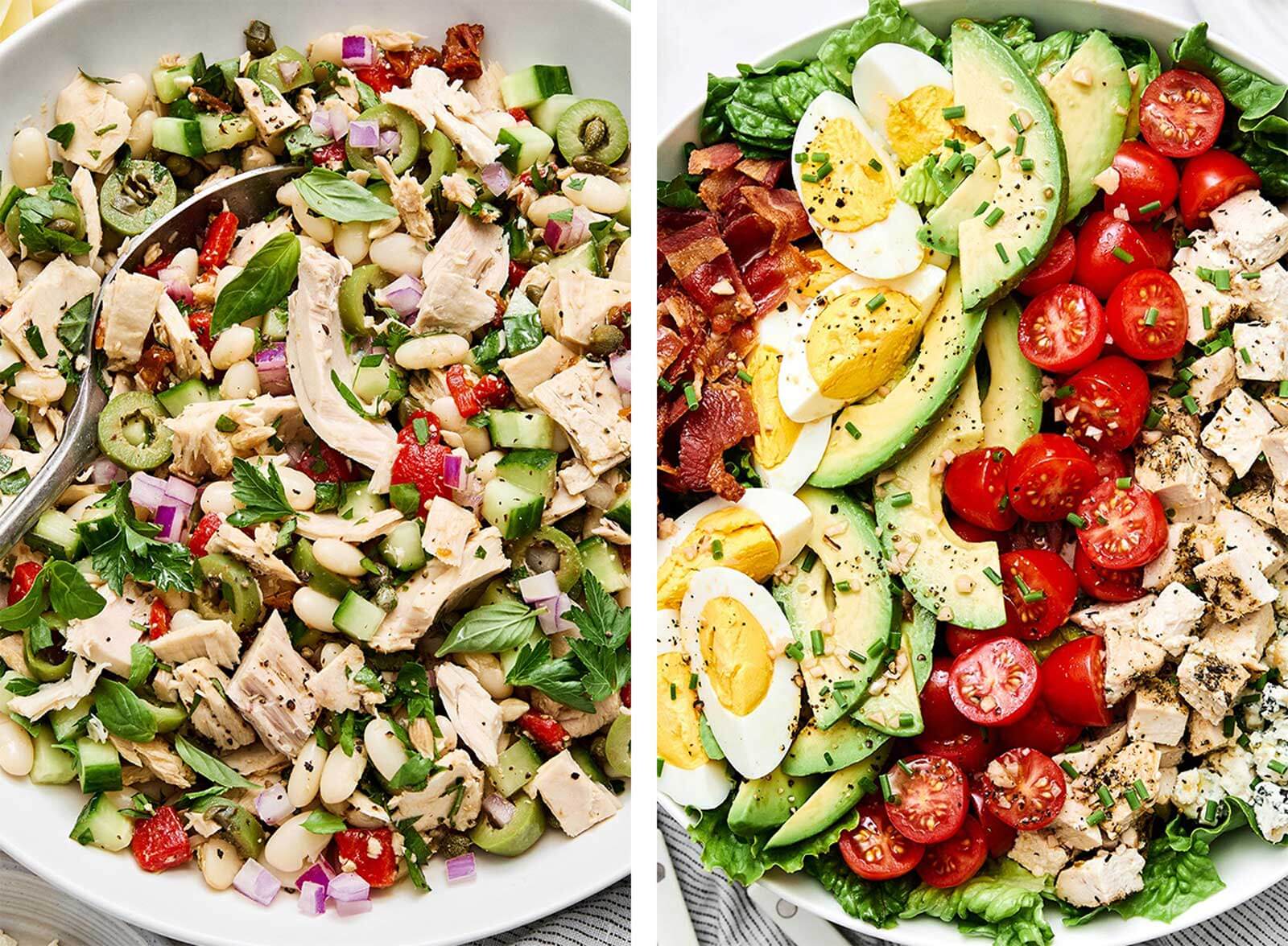 15 Best High-Protein Salad Recipes | Downshiftology